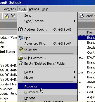 PhilOnline - Support : Email Setup in Microsoft Office Outlook 2000